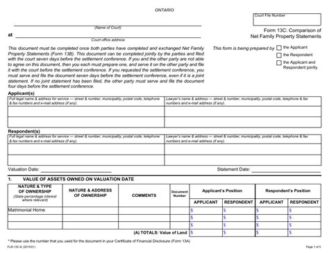 Form 13c Fill Out Sign Online And Download Fillable Pdf Ontario Canada Templateroller