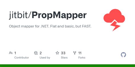 GitHub Jitbit PropMapper Object Mapper For NET Flat And Basic But FAST