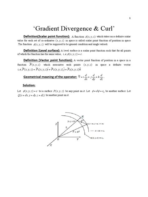 Gradient Divergence Flux Divergence