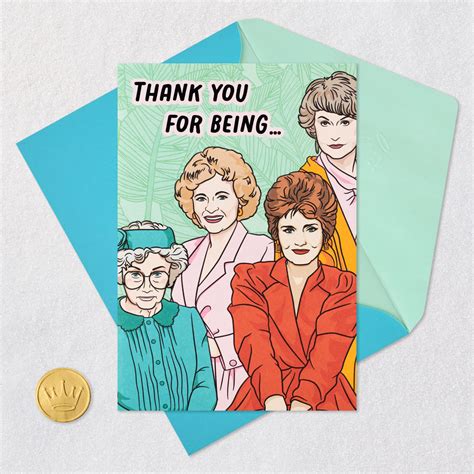 The Golden Girls So Glad You Were Born Birthday Card Greeting Cards