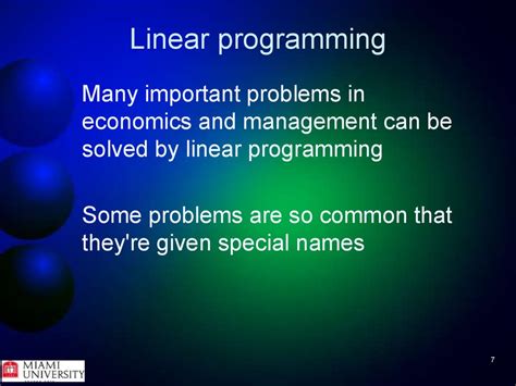 Matlab Linear Programming Online Presentation