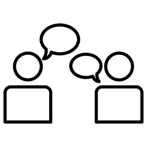 Ilustración Vectorial De Diálogo Vector Premium