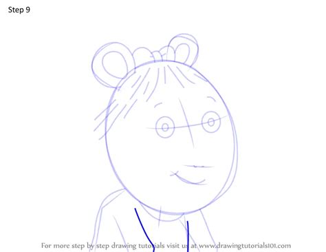 How To Draw Kate Read From Arthur Arthur Step By Step DrawingTutorials Com