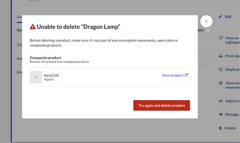 Deactivating Or Deleting Products Lightspeed Retail X Series