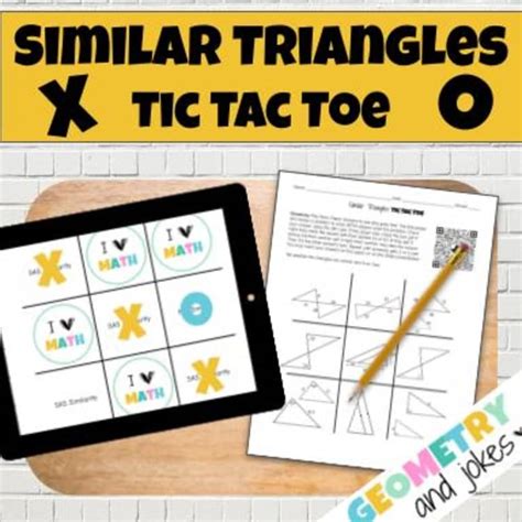 Similar Triangles Self Checking Activity Geometry Game By Geometry And