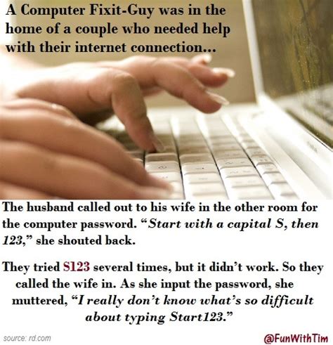 Tim Gard Joke Of The Day Computer Password