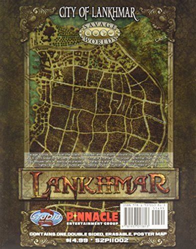 Lankhmar Map Pack City Of Lankhmar And World Of Nehwon By Pinnacle