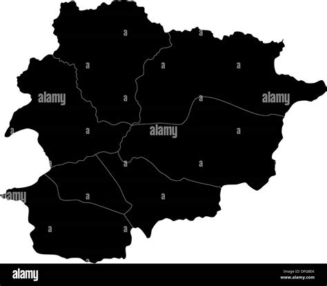 Mappa Andorra Foto E Immagini Stock In Bianco E Nero Alamy