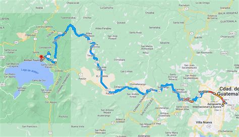 Panajachel Guatemala Map