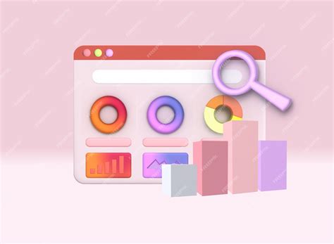 Premium Vector Business 3d Illustration Or Business Growth Data