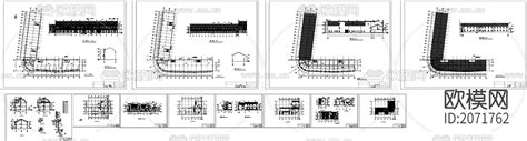 老建筑cad施工图 免费3dmax模型库 欧模网