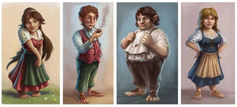 Halflings By Joeshawcross On Deviantart Halfling Images Dnd Halfling