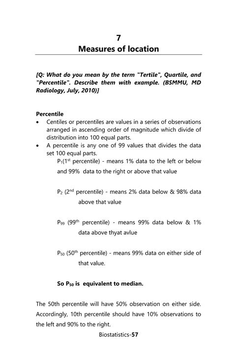 Ch 7 Tertile Quartile And Percentiledoc