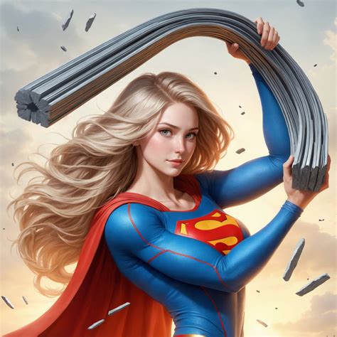 Supergirl Does Feel The Bending Steel 14 By Comingfromouterspace On