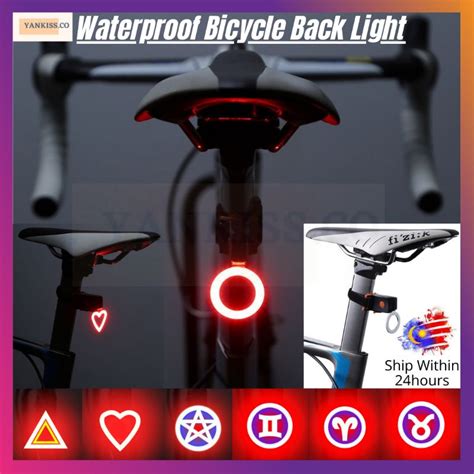 Waterproof Led Bycycle Back Light Bike Rear Light Ultra Bright Brake