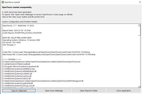 Opentoonz Crash · Issue 4995 · Opentoonzopentoonz · Github