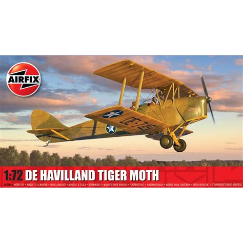 Airfix De Havilland Tiger Moth Model Kit Scale 172