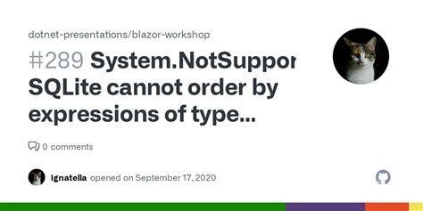 Systemnotsupportedexception Sqlite Cannot Order By Expressions Of Type Timespan · Issue 289
