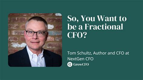 152 So You Want To Be A Fractional Cfo With Tom Schultz Author And
