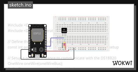 Ds18b20 Testimoni Wokwi Esp32 Stm32 Arduino Simulator