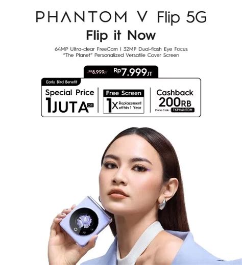 Resmi Di Indonesia Segini Harga Tecno Phantom V Flip G Rancah Post