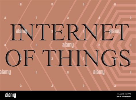 Handwriting Text Internet Of Things Word For Network Connections Innovative Manufacturing And