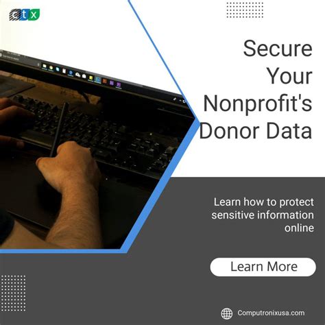 how to protect donor information from cyber attacks computronix llc