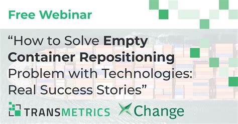 Transmetrics On Linkedin How To Solve Empty Container Repositioning Problem With Technologies
