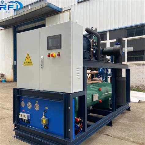 Air Cooled Single Screw Compressor Rack Medium And Low Temperature