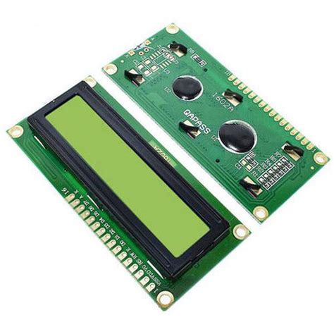 lcd 1602 символьный дисплей 16x2 желтый id 2113731539 цена 228