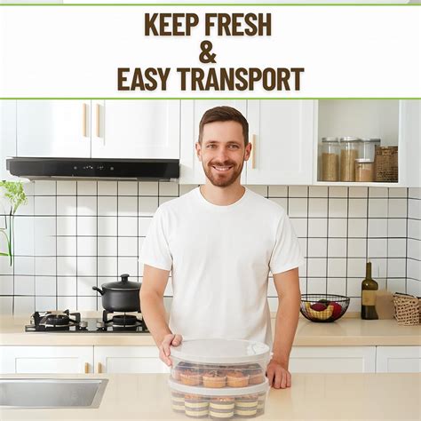 Evelots 2 Pack 10 Inch Airtight Food Storage Container With Lid