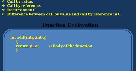 Function In C