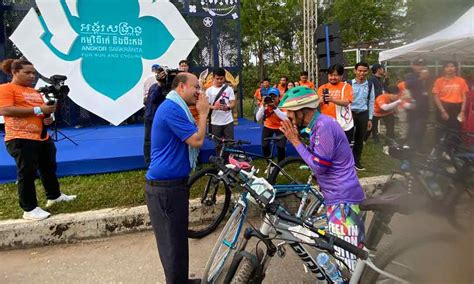 ឯកឧត្ដម ហ៊ុន ម៉ានី អញ្ជើញជាគណៈអធិបតីក្នុងពិធីបើក«កម្មវិធីជិះកង់អង្គរសង្ក្រាន្ត