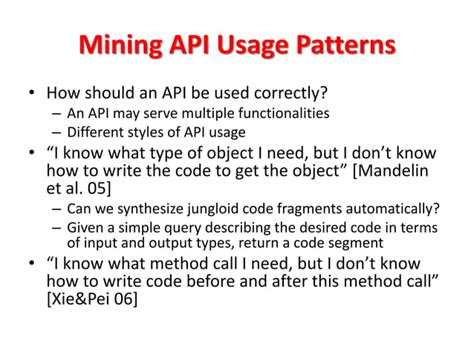 Mining Software Engineering Data Ppt