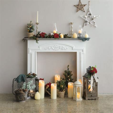 겨울인테리어 홈데코 벽난로콘솔 화목난로 벽난로 인테리어 크리스마스 장식 아이디어 네이버 블로그