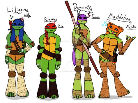 Teenage Mutant Ninja Turtles Female Version