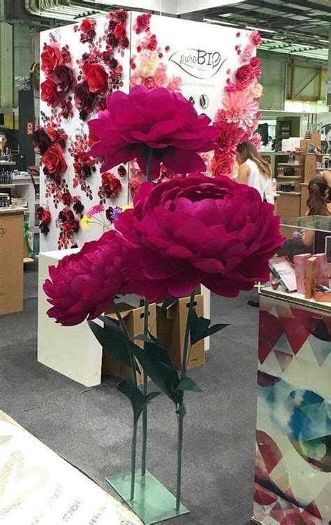 Stehend Papierblumen Kann Ständig Form Verändern Und Verbessern Sie Mit Riesige