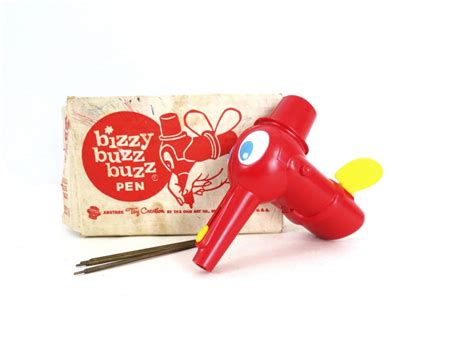Vintage Bizzy Buzz Buzz Writing Pen Toy Original 1973 Ohio Art In Box Works Etsy