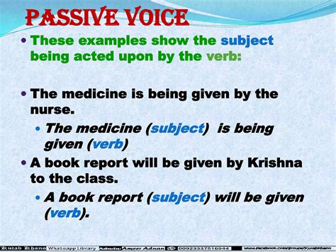 Active And Passive Voice Pdf