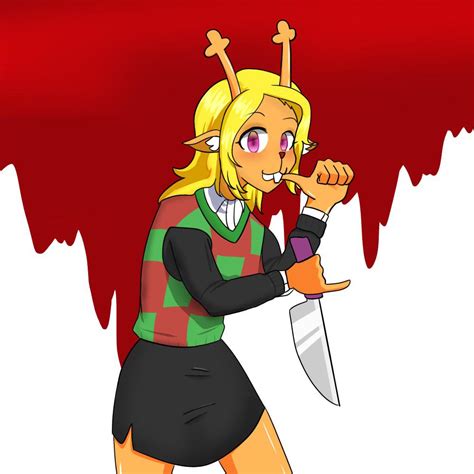 Back At Drawing My Yandere Noelle R Deltarune