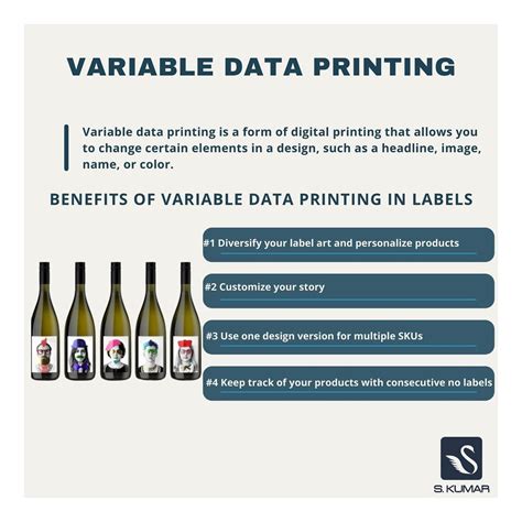 Variable Data Label S Kumar Multiproducts Pvt Ltd