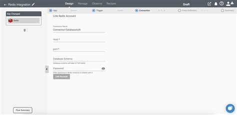 Redis Connection Connect Ipaas