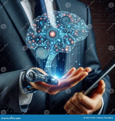 Brain S Neural Network Artificial Intelligence And Entrepreneur Stock