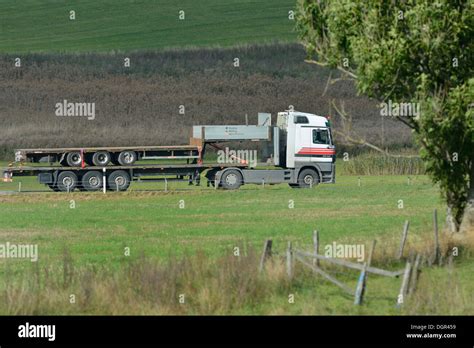 Lorry Loaded With A Lorry Platform Stock Photo Alamy