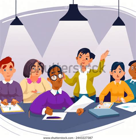 Cartoon Style Assertive Culturally Generationally Diverse Ai Generated Image 2443227387