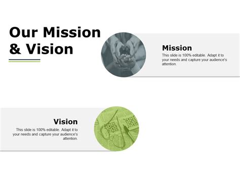 our mission and vision ppt powerpoint presentation file professional