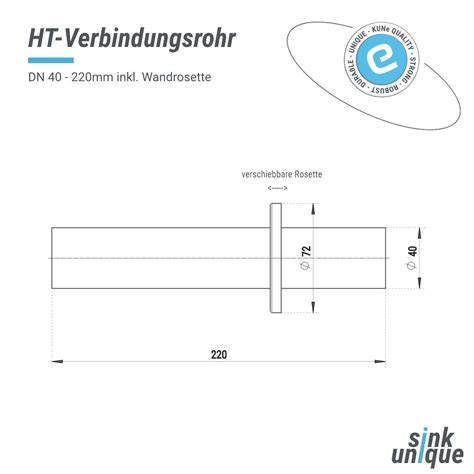 Ht Connecting Pipe Made Of Pvc