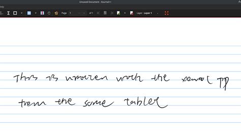 Writing Zip Zap When Writing With Tablet · Issue 534 · Flxztrnote