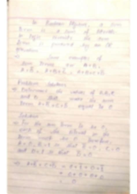 SOLUTION Boolean Algebra Definition And Boolean Addition Studypool