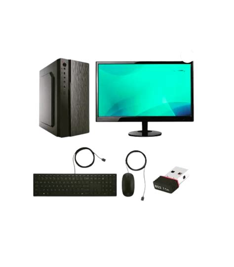 Assembled Intel Core I3 8 Gb 256 Gb Assembled Desktop Computer 19 Inch Display Galaxy